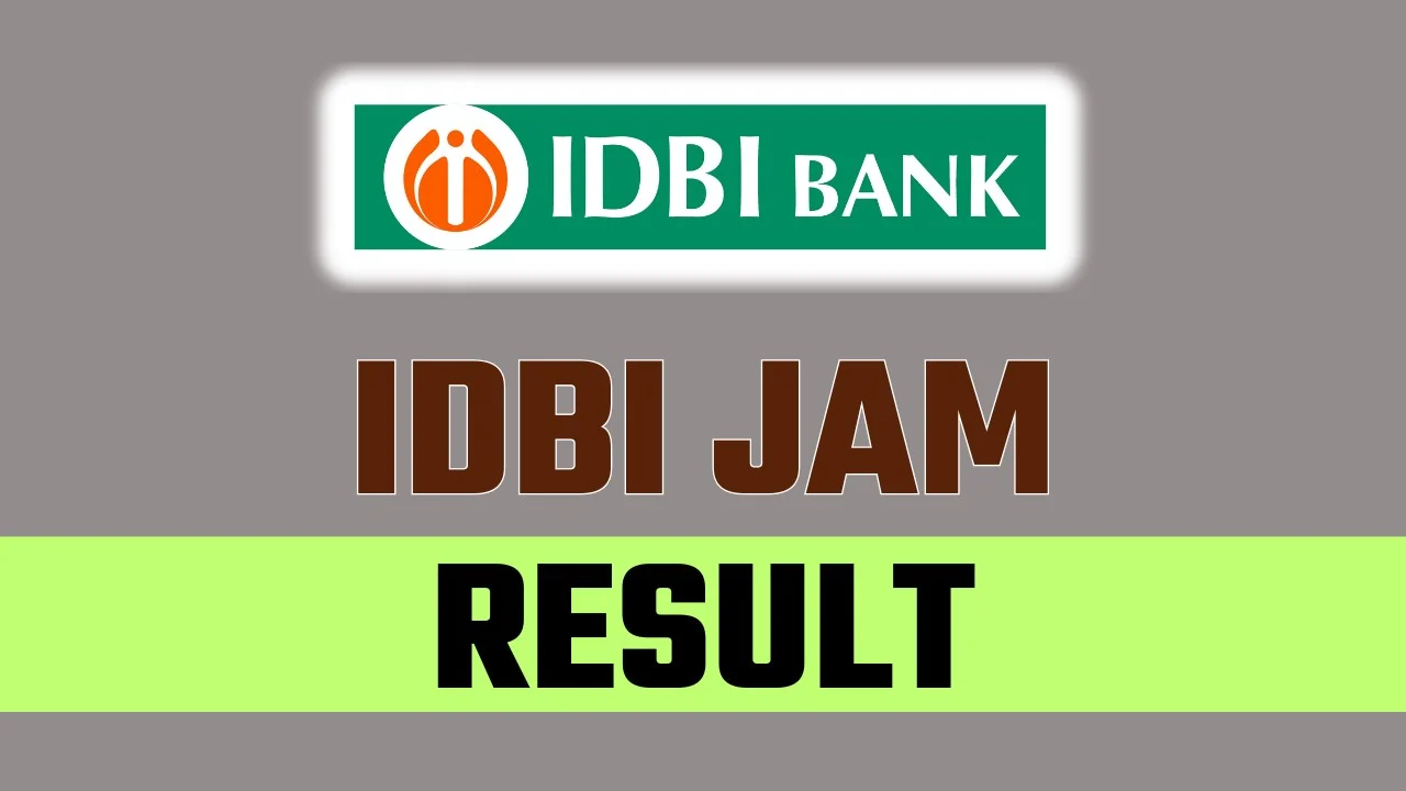 IDBI Bank 600 JAM & AAO Vacancy Final Result - PunjabJobAlert.com