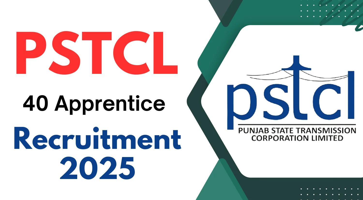 PSTCL 40 Apprentice Vacancy Online Form 2025 - PunjabJobAlert.com