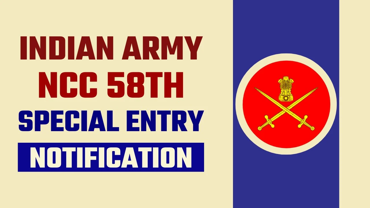 Army NCC 58th Special Entry Online Form 2025 - PunjabJobAlert.com
