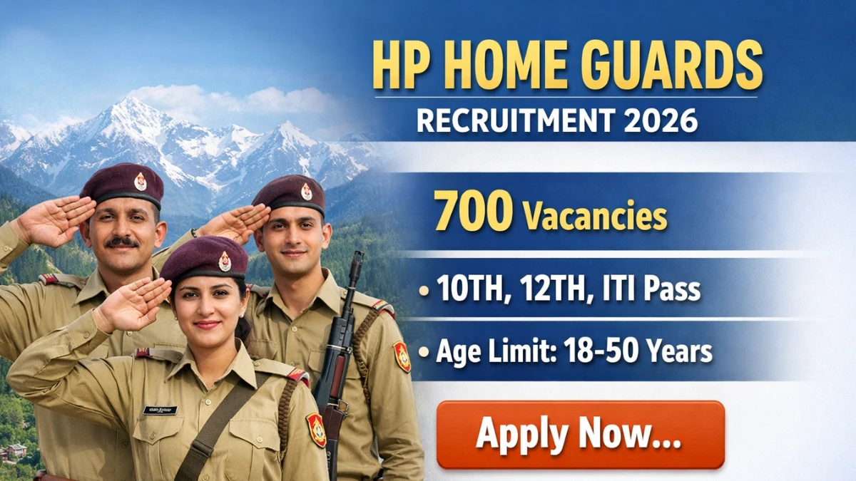 HP 700 Home Guard Volunteer Online Form 2026 - PunjabJobAlert.com